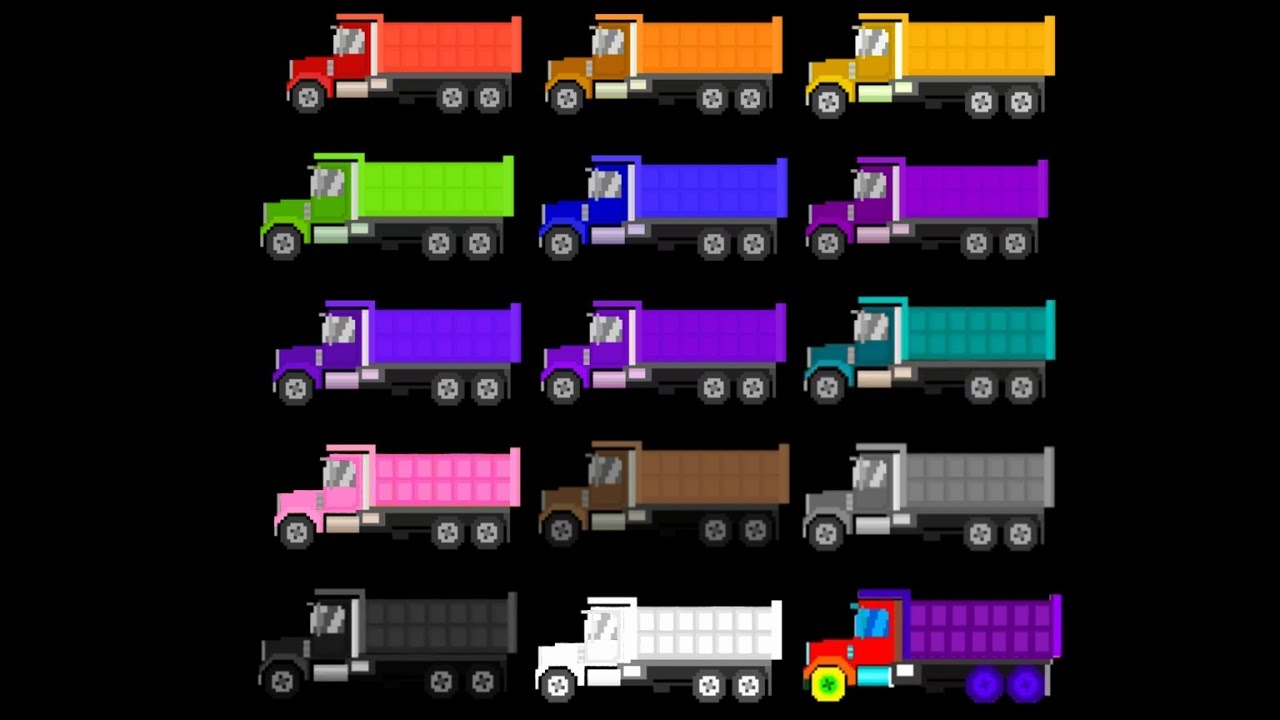 (The Last Video of February!) Dump Truck Colors - @TheKidsPictureShow ...
