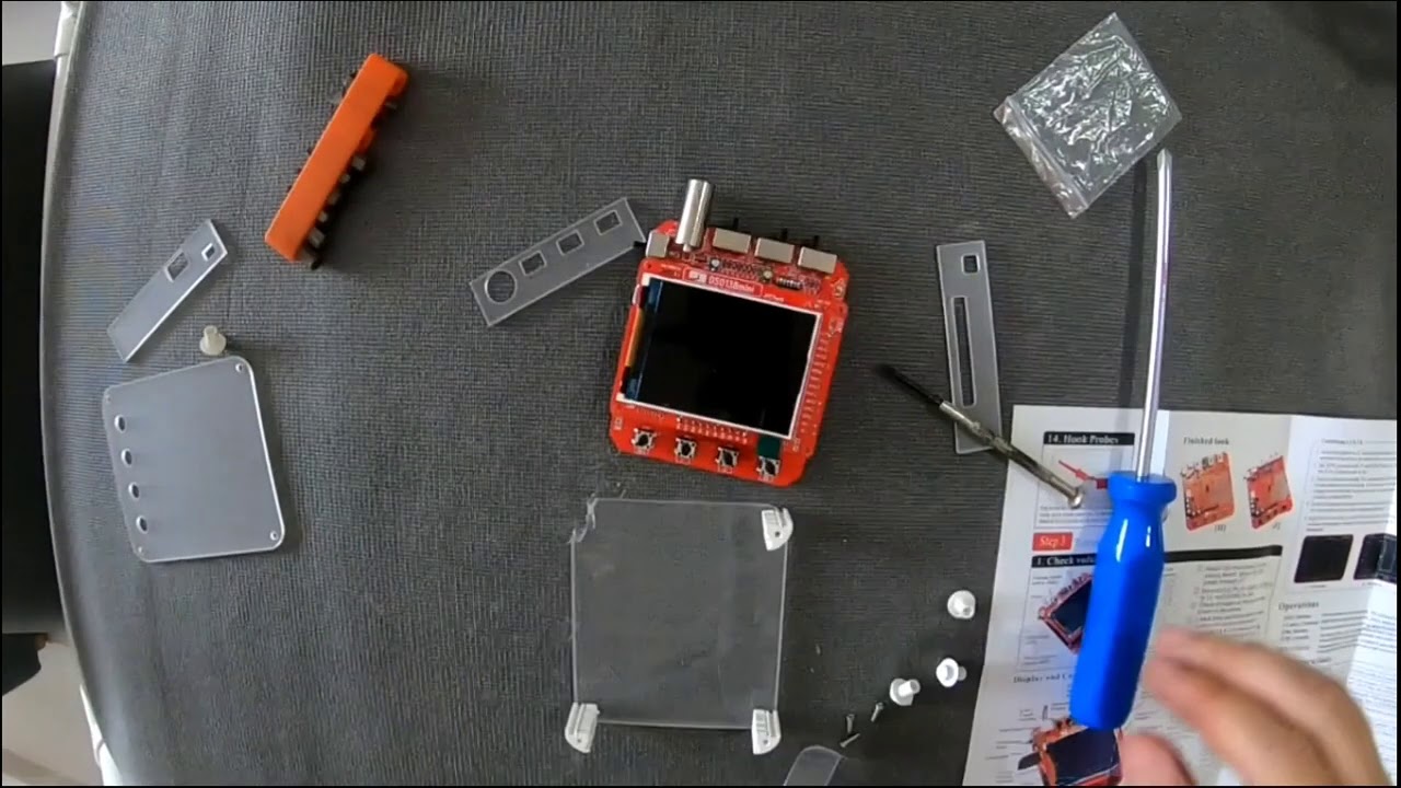 DSO138 Mini Osciloscopio Montaje - YouTube