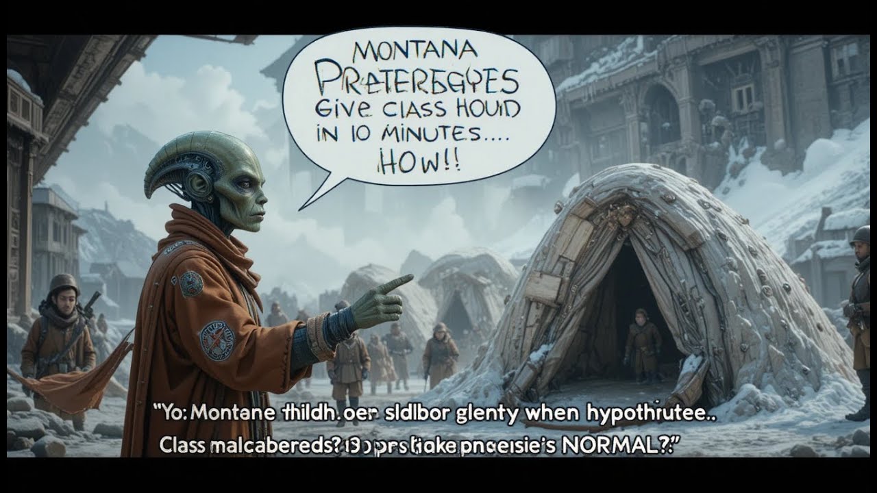 Alien Professor Challenges Students to Build Shelter in 1 Hour, But a ...