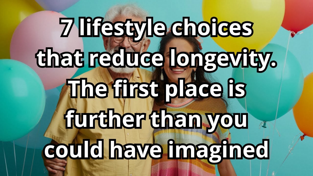 1 of These 7 Habits That Shorten Your Life Will Shock You! Watch to See ...