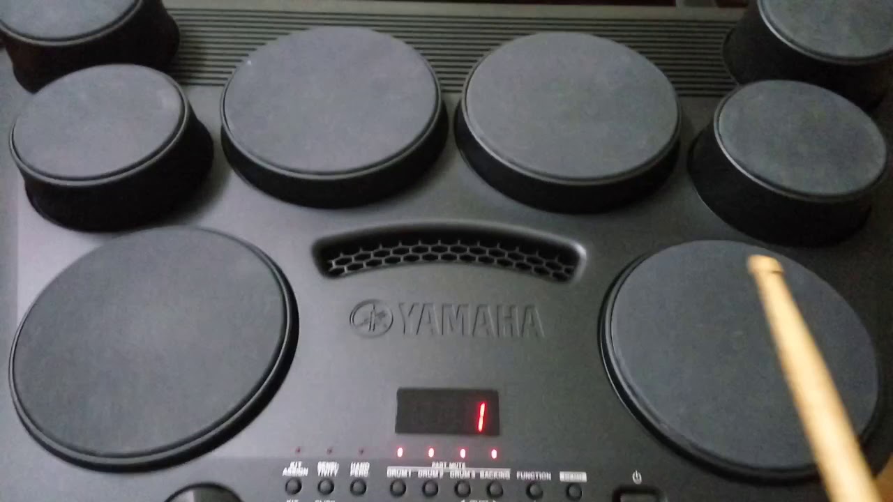 test yamaha DD75 - YouTube