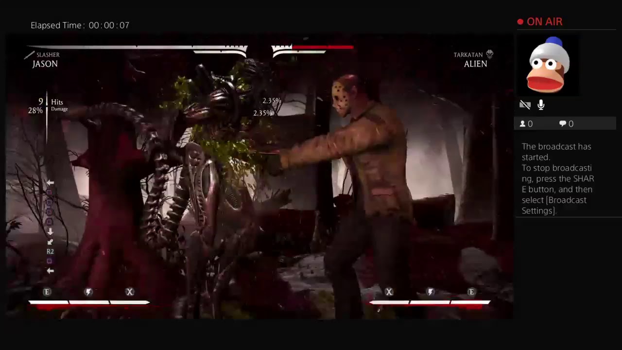 MKX Jason slasher 34% kombo (1 bar) - YouTube