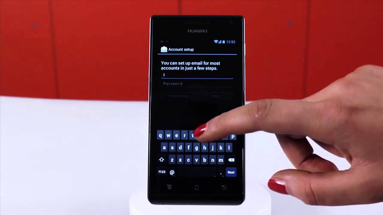 Setting up Email - Huawei Ascend P1 - Vodacom Tech Team - YouTube