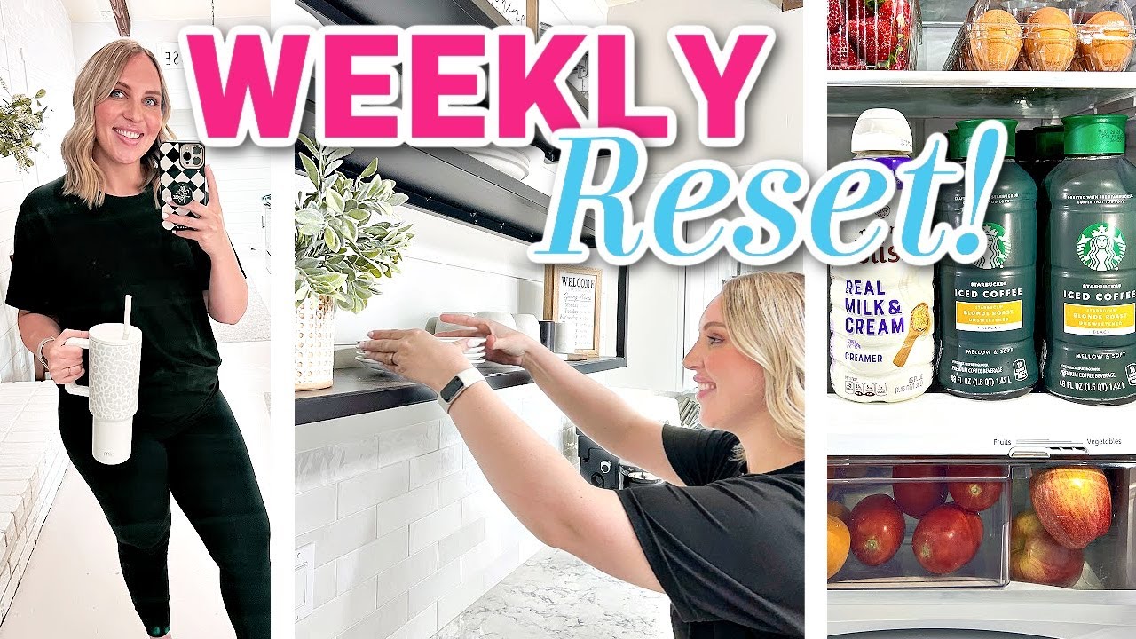 Weekly Reset! Let's clean, grocery shop, and get motivated! - YouTube