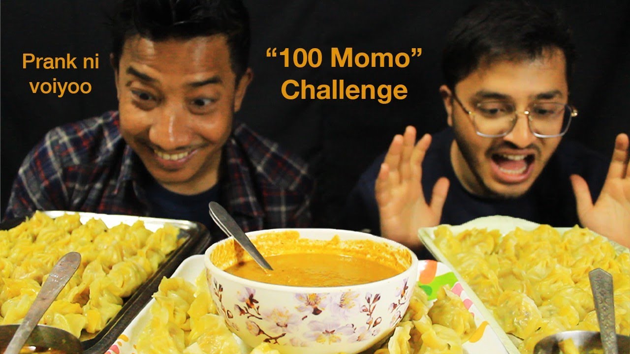 100 Momo Eating Challenge in 5 Minute || Prank ni vaiyo || @slworld3 ...