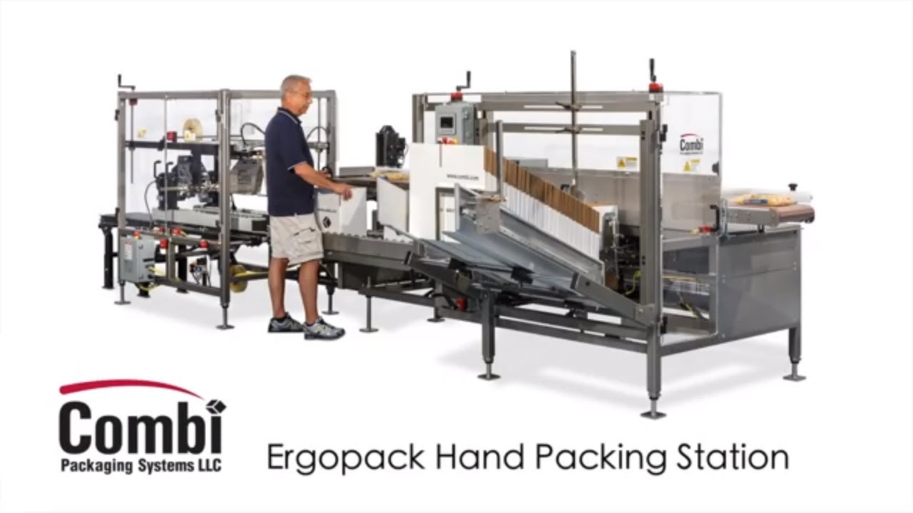 Ergopack/ Automatic with manual box filling packing station, Combi ...