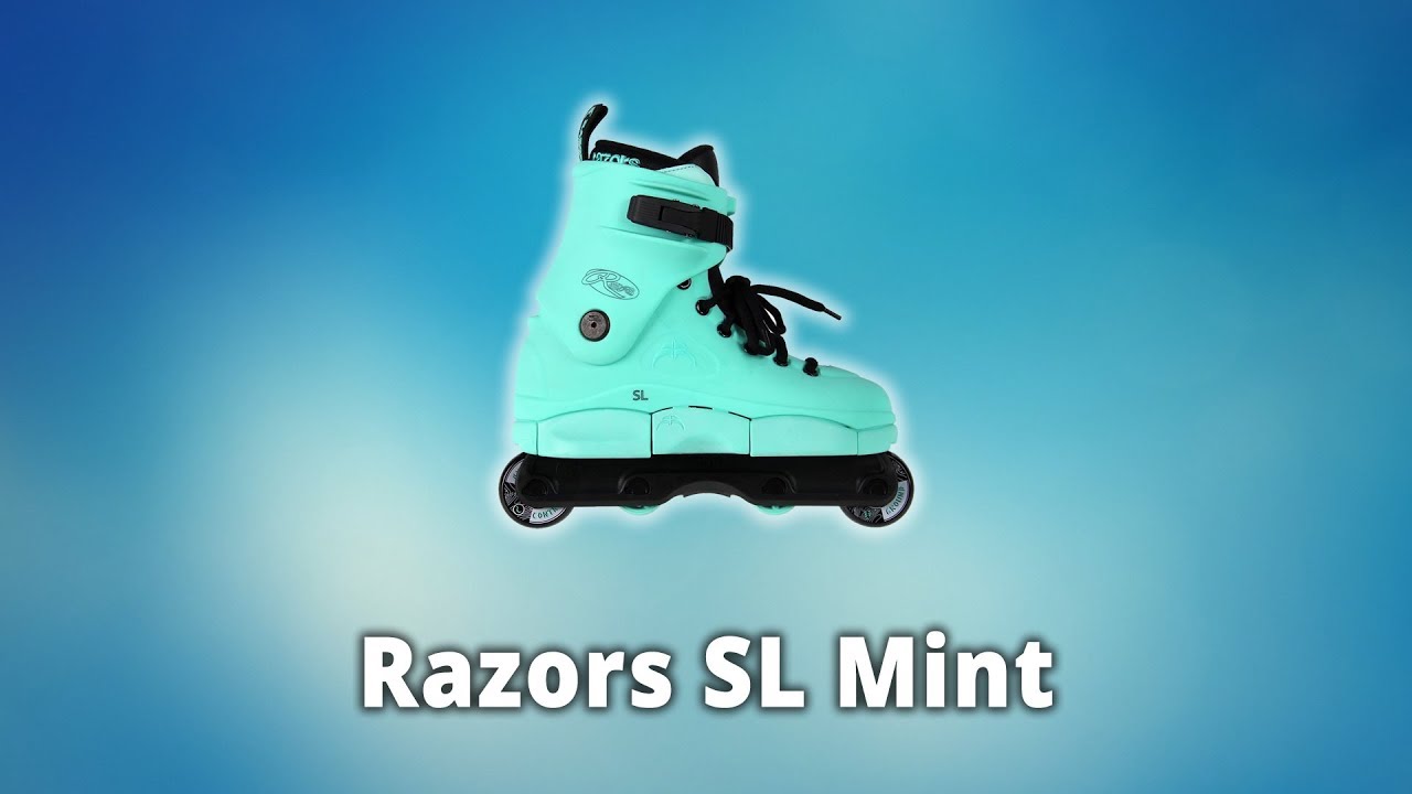 Razors SL Mint - Aggressive Inline Skate - YouTube