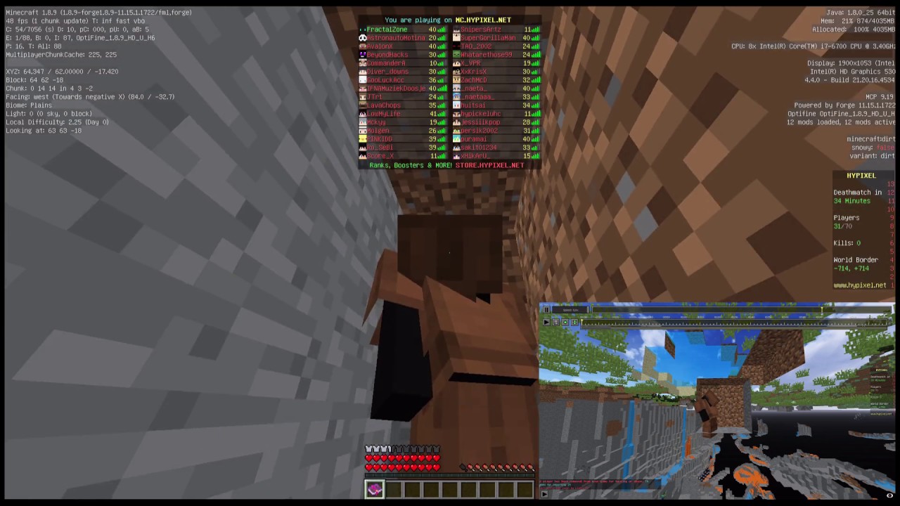 【Minecraft】Hypixel Hacker Report #87 - AvalonX - YouTube