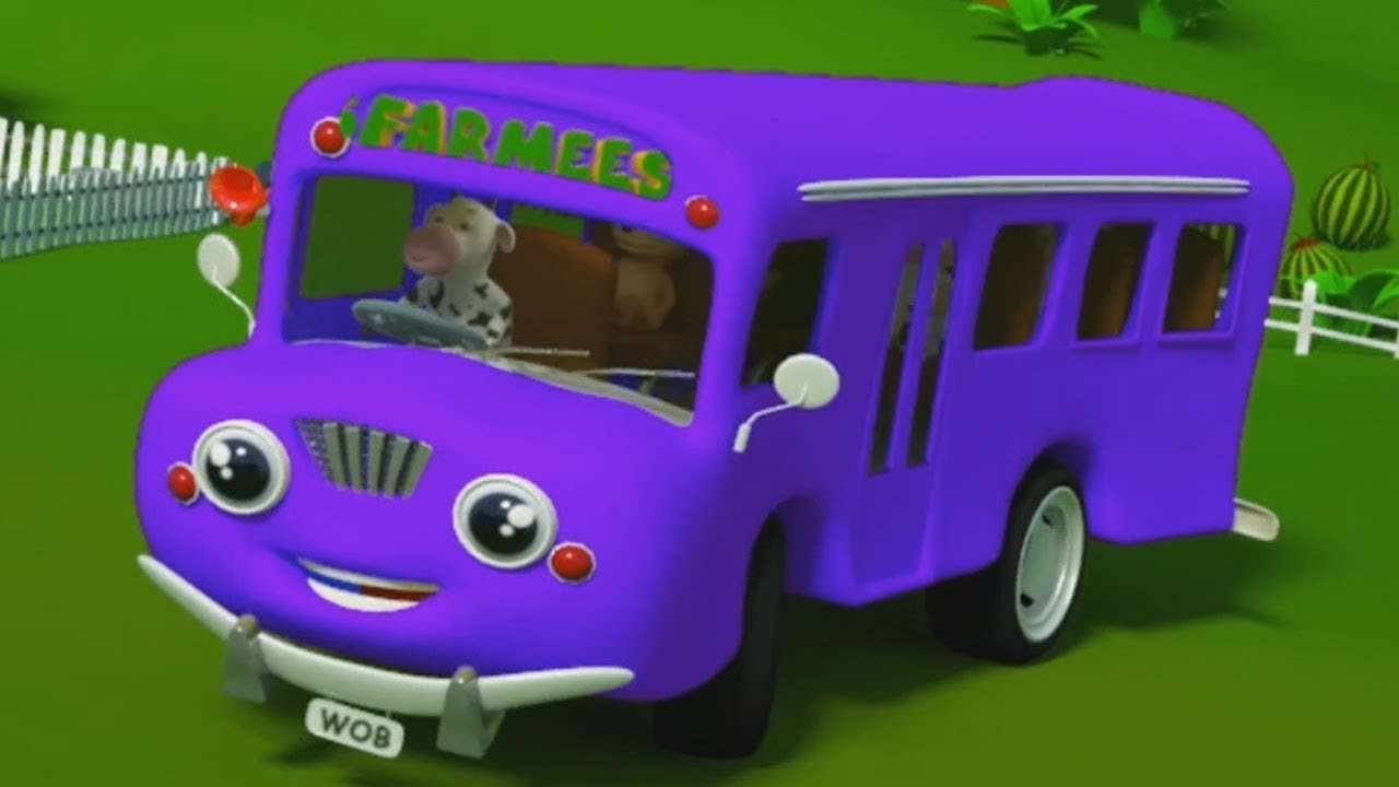 Räder im Bus | Babylied | Wheels On The Bus Song | Farmees Deutschland ...