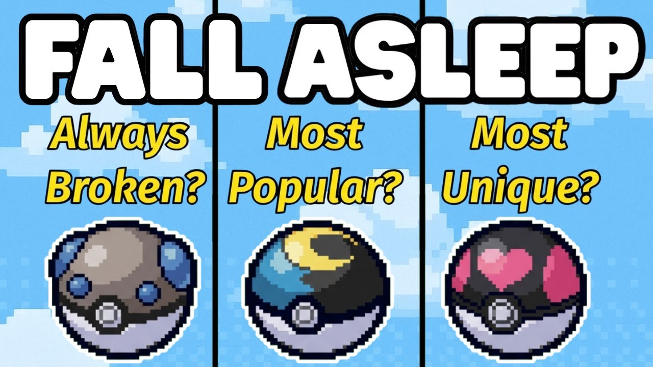 Every Pokeball in Pokemon to Fall Asleep To - YouTube