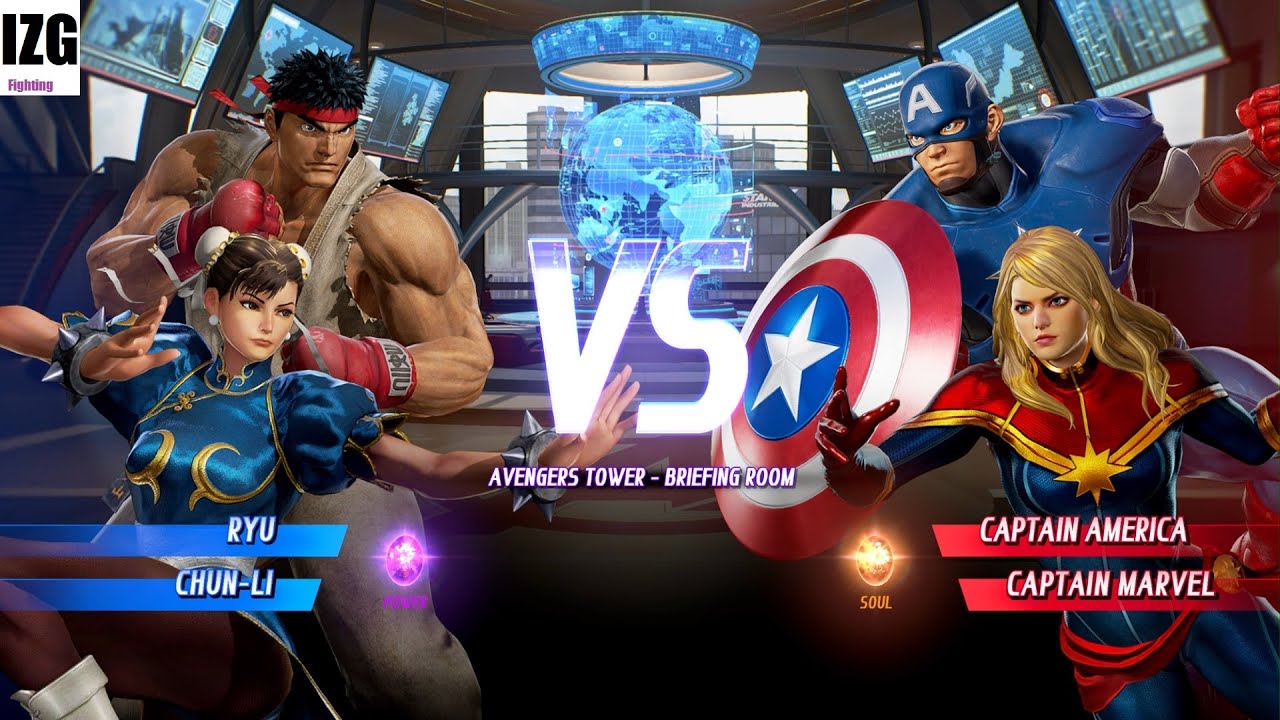 Marvel Vs Capcom INFINITE - Ryu & Chun Li Vs Captain America & Captain ...