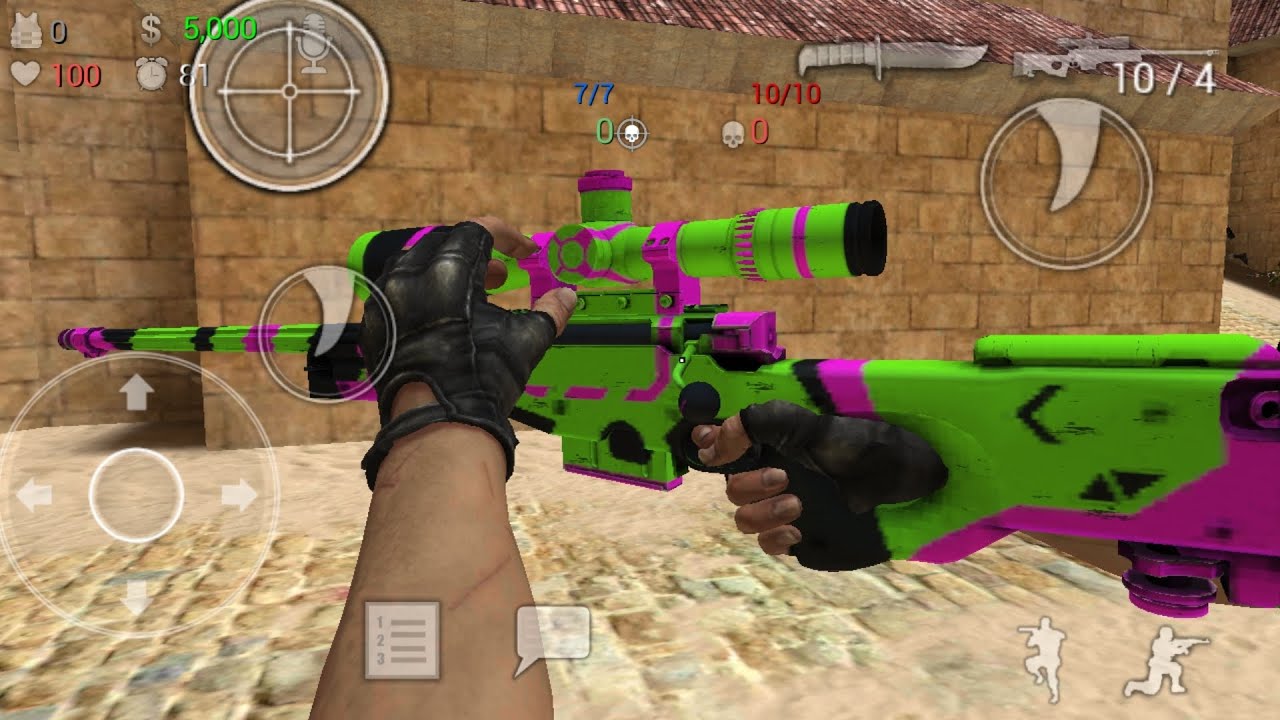 special force group 2 game play Awm green skin - YouTube