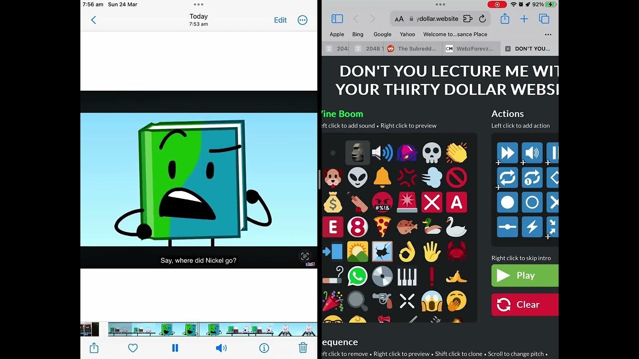 BFDI TPOT for gardening zero but I play the vine boom on the $30 website at the same time every ...