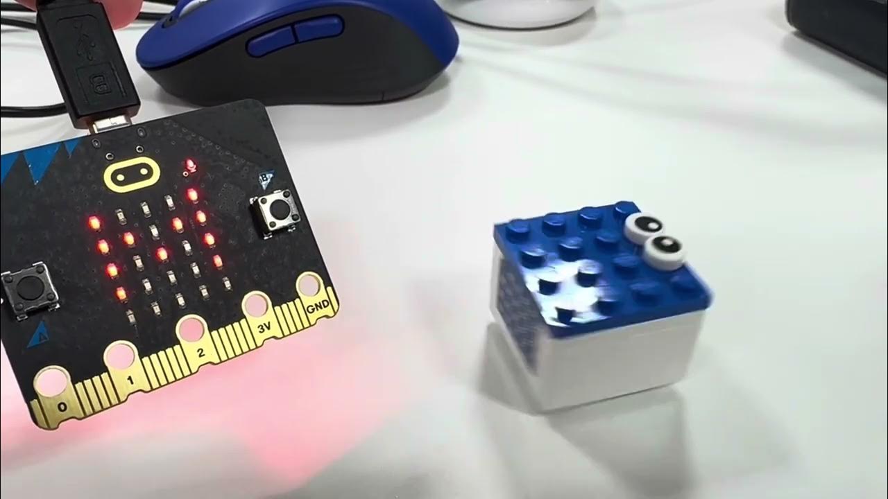 Toiodo の V15 で追加された新機能を使って声に反応して動く Toio を作る: Microbit More の拡張機能で Microbit のマイクと Toio を
