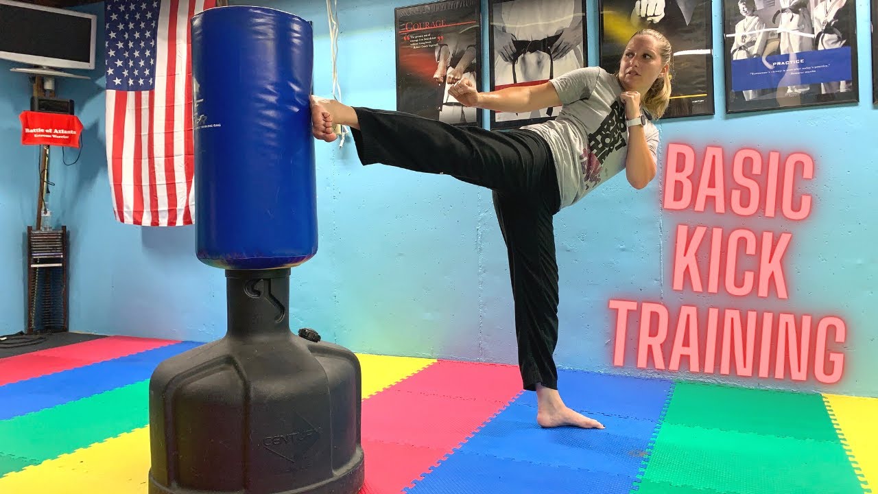 Basic Taekwondo Kicks Training - YouTube