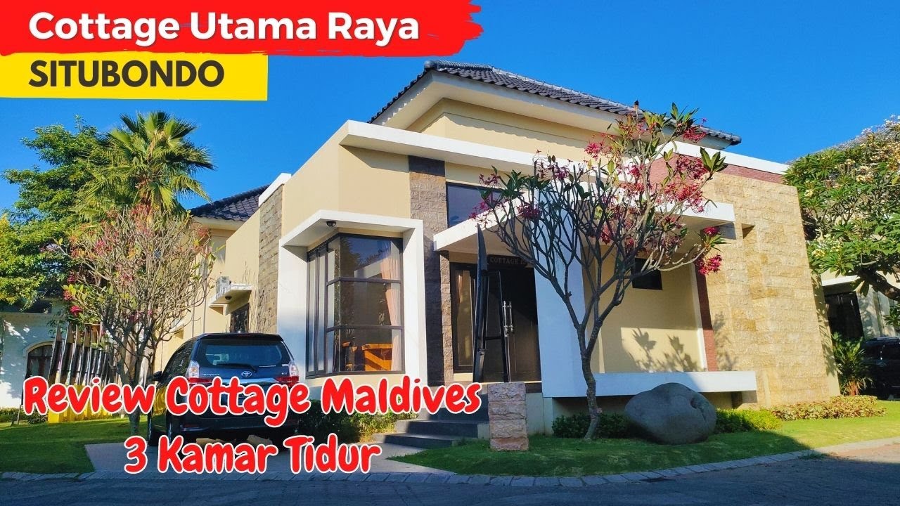 COTTAGE UTAMA RAYA Situbondo // Review Lengkap Cottage Maldives 3 Kamar ...