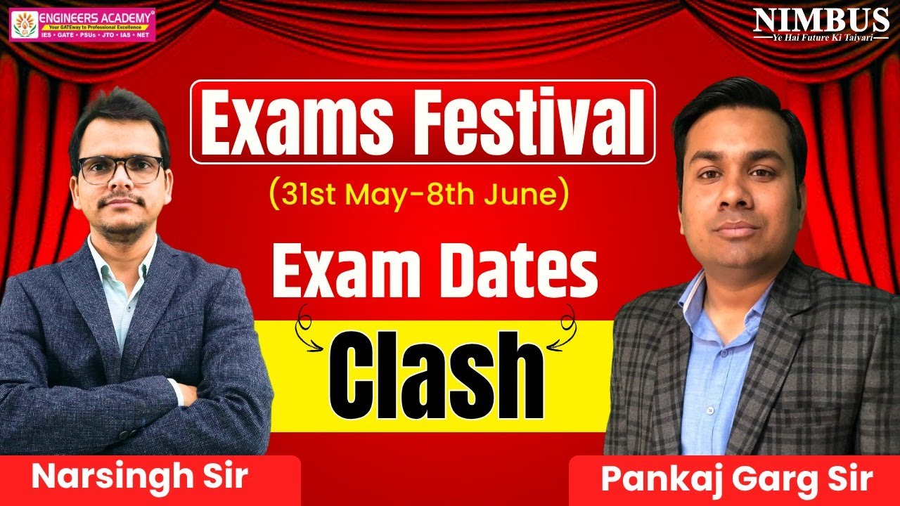 Students Alert ⚠️ Exam Dates Clash Between Major AE/JE Exams! 🔥 AE/JE ...