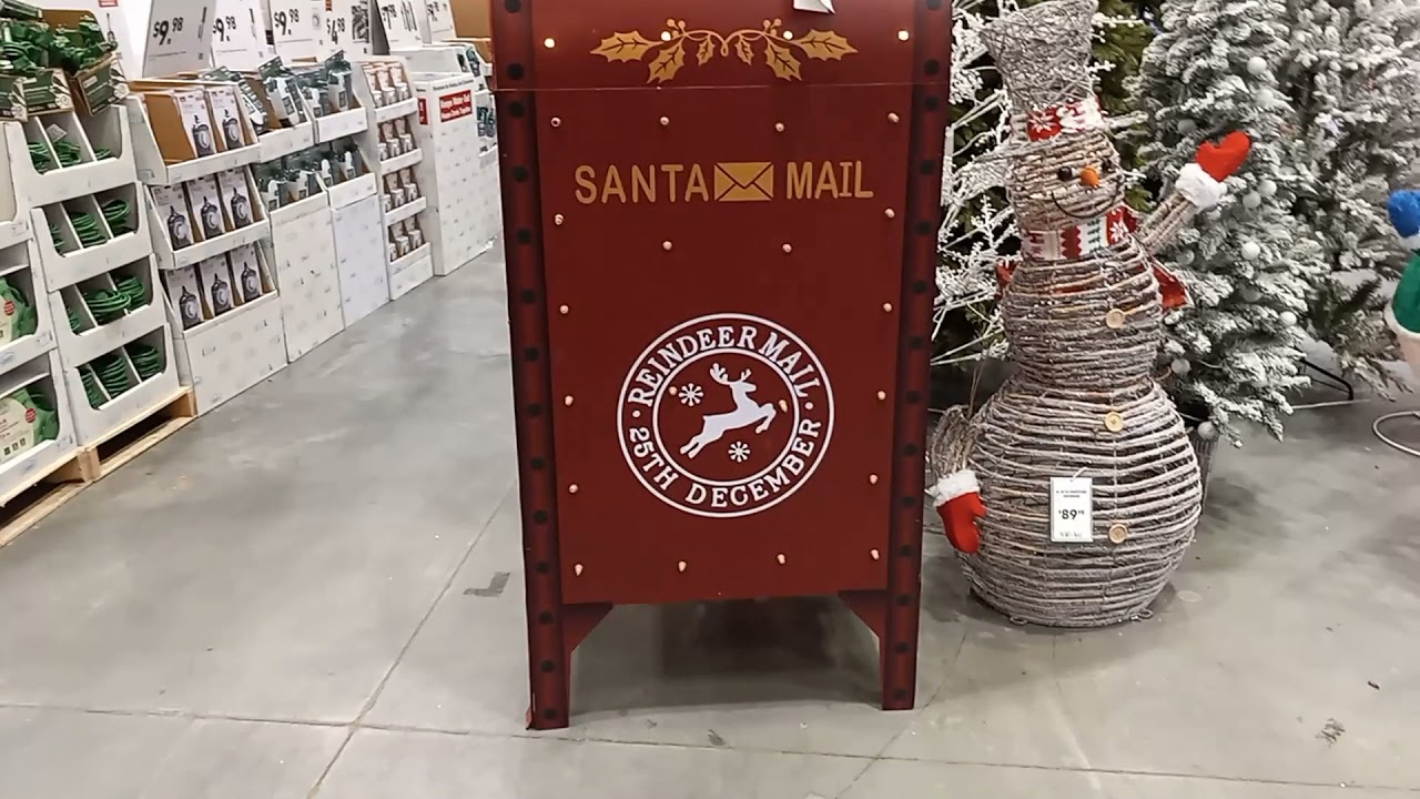 Lowe's already setting up Life Size Letters to Santa Mailbox for ...