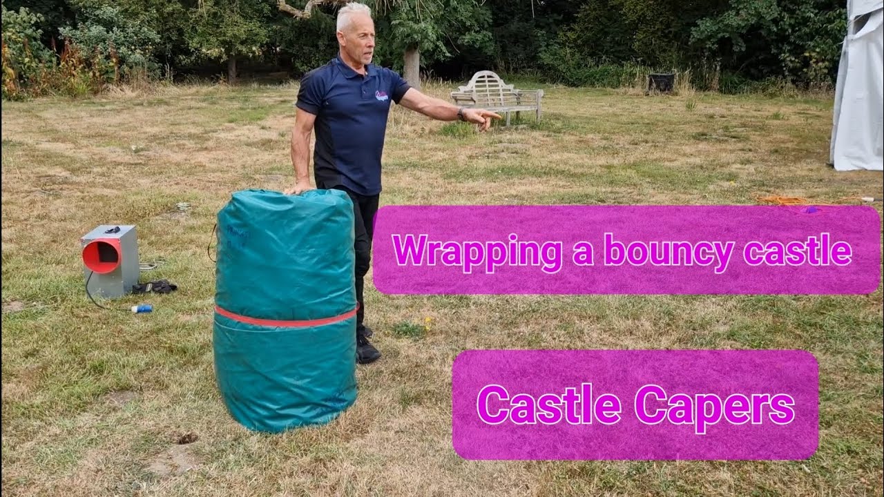 Wrapping up a bouncy Castle - Castle Capers - How to Video - YouTube