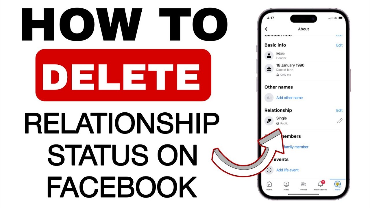 How to Delete Relationship Status on Facebook - Step by Step Guide ...