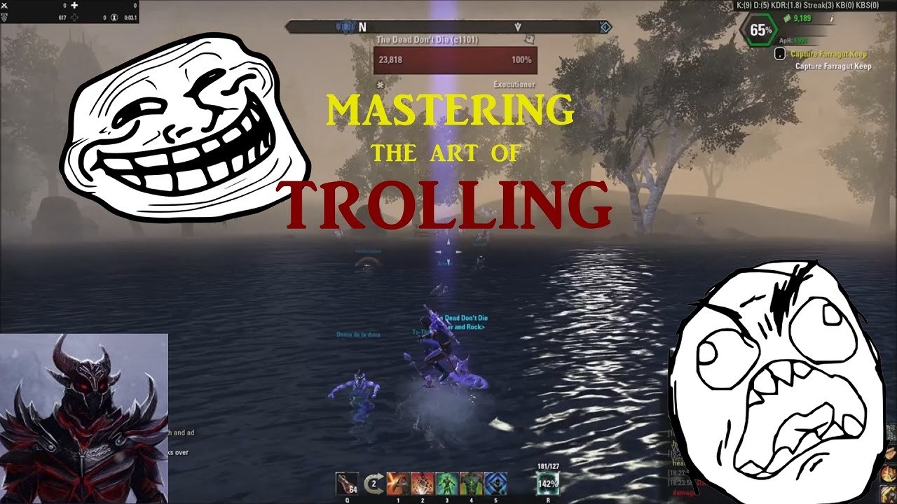 Mastering the art of trolling - ESO PvP Trolls compliation - YouTube