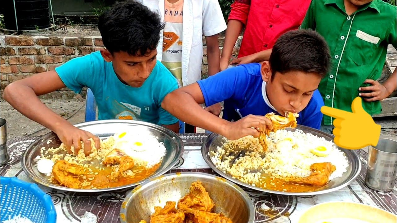 Spicy chicken roast curry egg curry and rice eating challenge food ...
