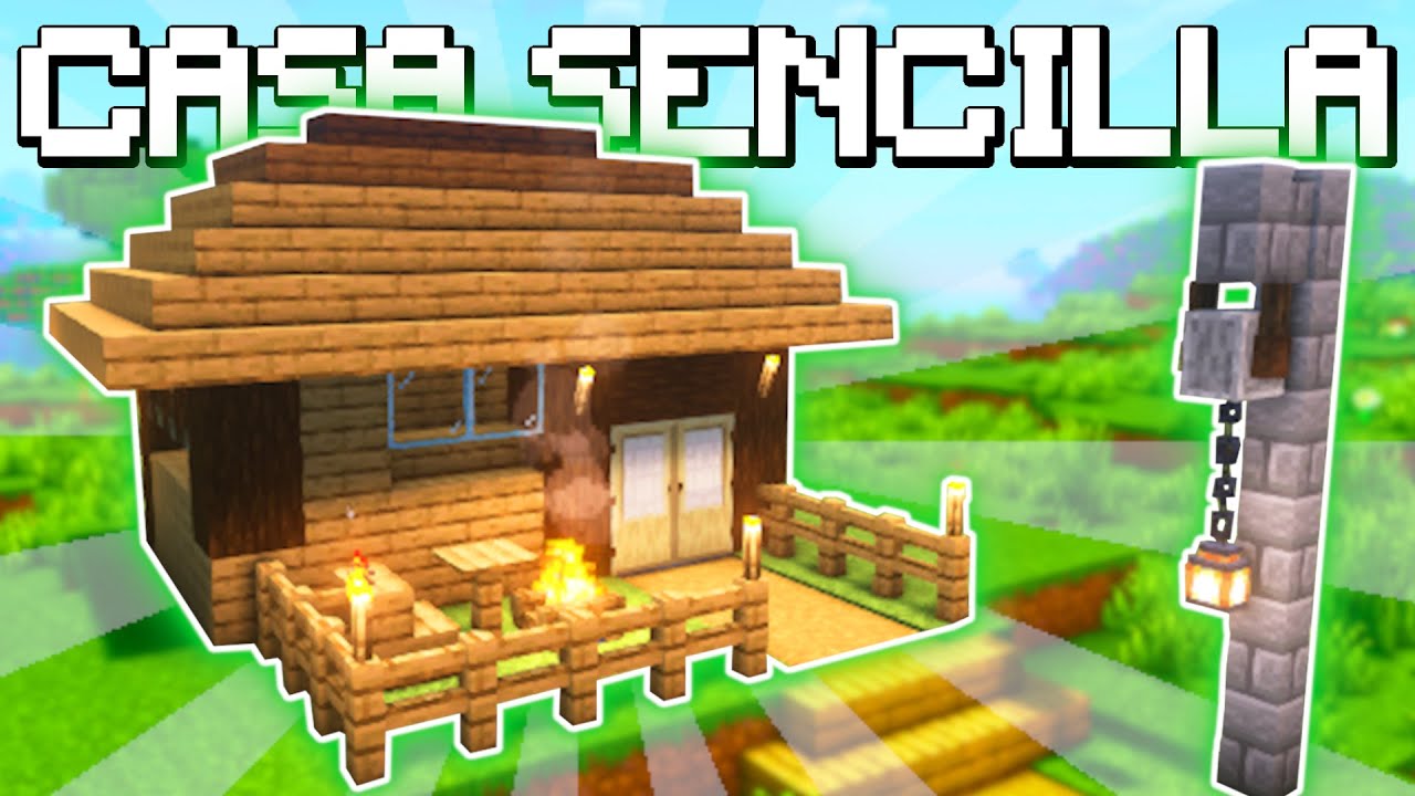 CASA SENCILLA Y SIMPLE PARA MINECRAFT - YouTube