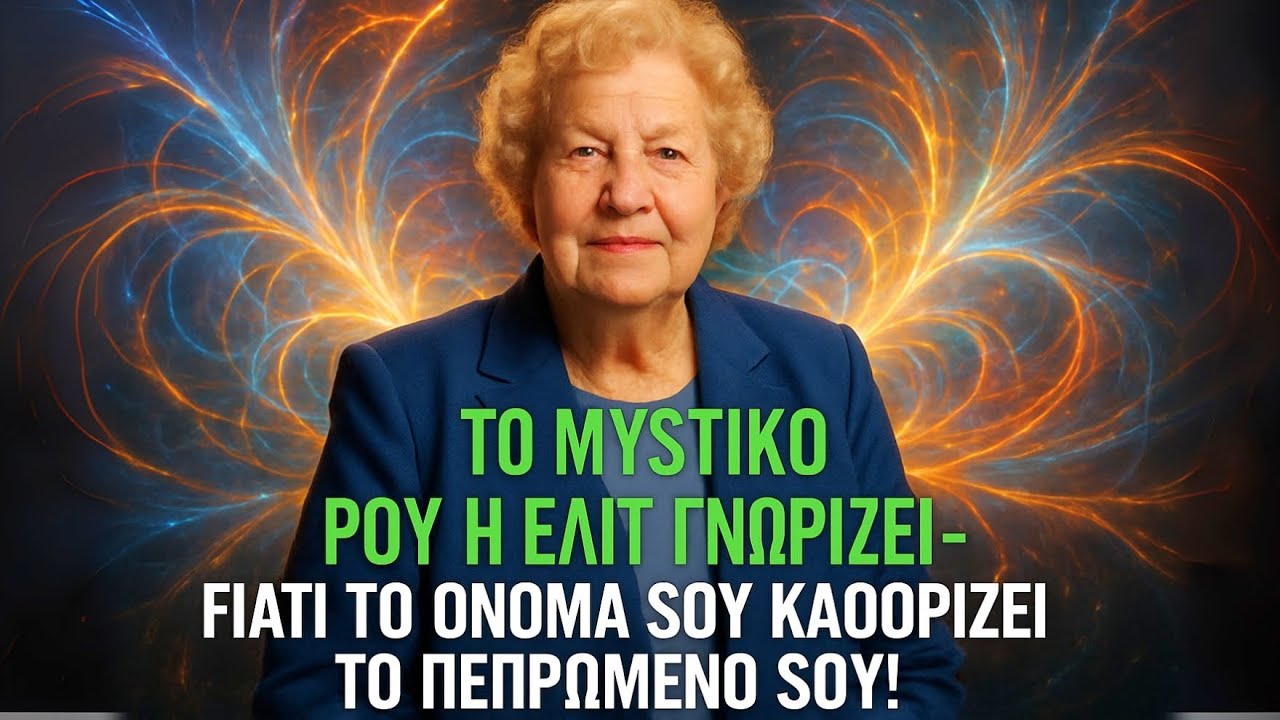 ΕΚΡΗΚΤΙΚΟ! Ο ΚΩΔΙΚΟΣ ΤΟΥ ΟΝΟΜΑΤΟΣ ΣΟΥ ΑΠΟΚΑΛΥΠΤΕΙ ΤΗ ΘΕΪΚΗ ΣΟΥ ΑΠΟΣΤΟΛΗ ...
