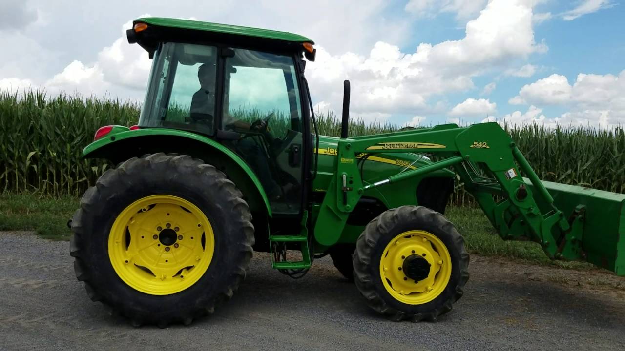 2006 John Deere 5525 Farm Ag Tractor w/ Loader For Sale Inspection ...