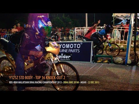 MALAYSIAN DRAG RACING 2013 - Y125Z STD BODY - FINAL ROUND - JOHOR - YouTube