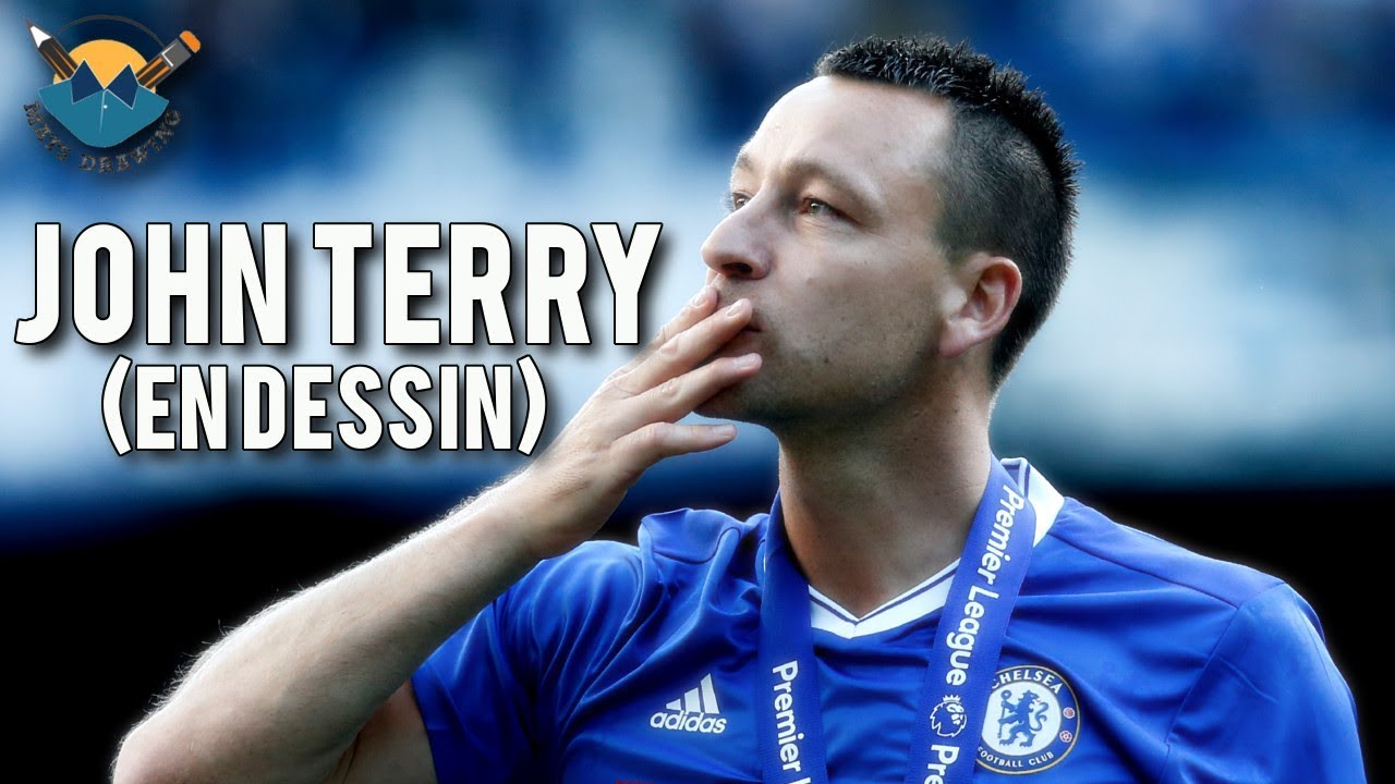 JOHN TERRY : EN DESSIN (SPEED DRAWING) - YouTube