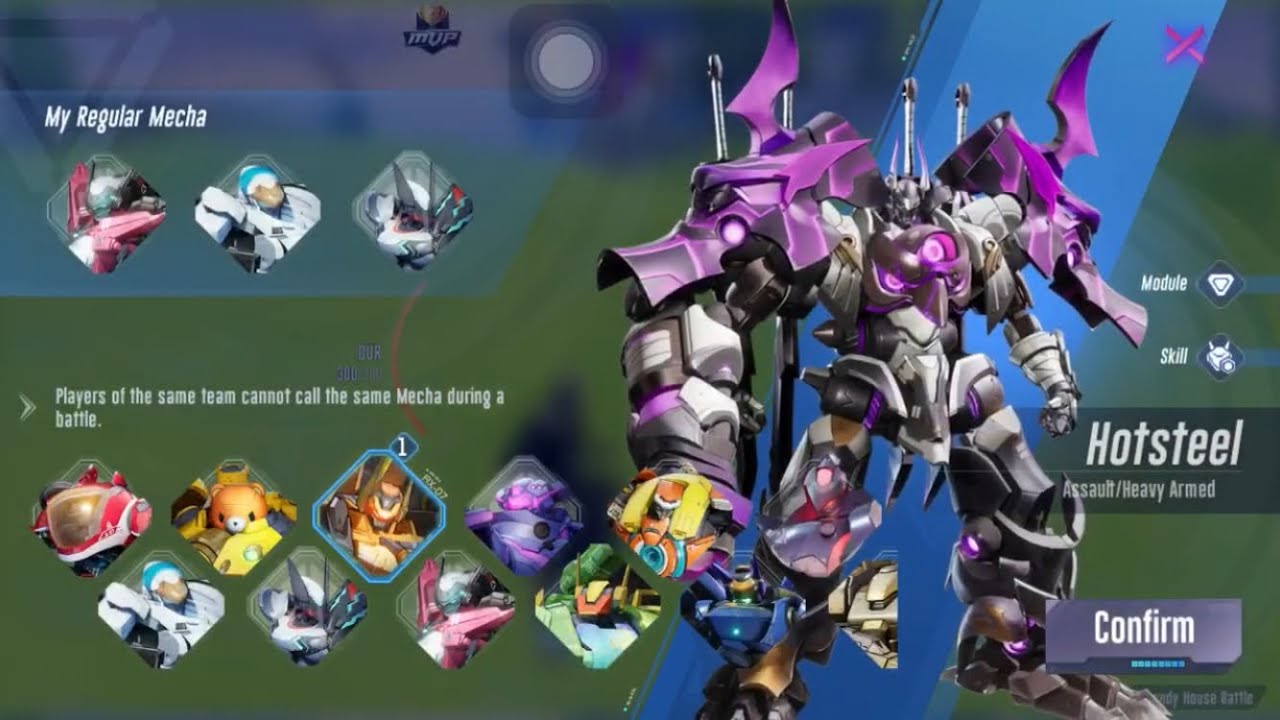 Hotsteel Gameplay #1 Super Mecha Champions. Sorry gameplay not smooth ...