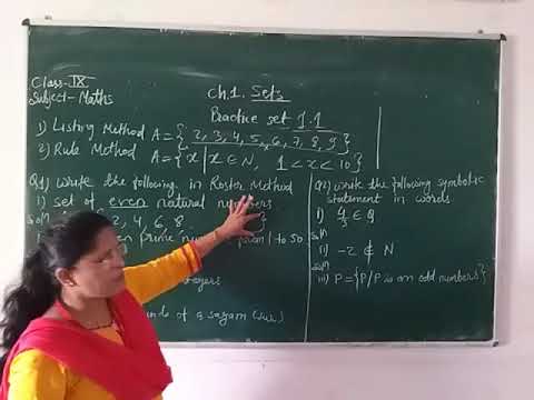 Class 9Th Math Sets 1 - YouTube