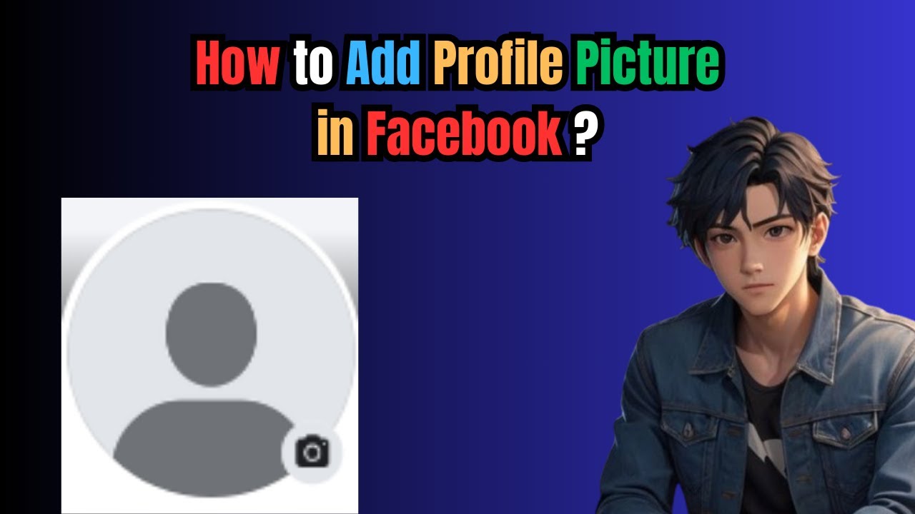 How to Add Profile Picture in Facebook | Facebook me Profile Picture ...