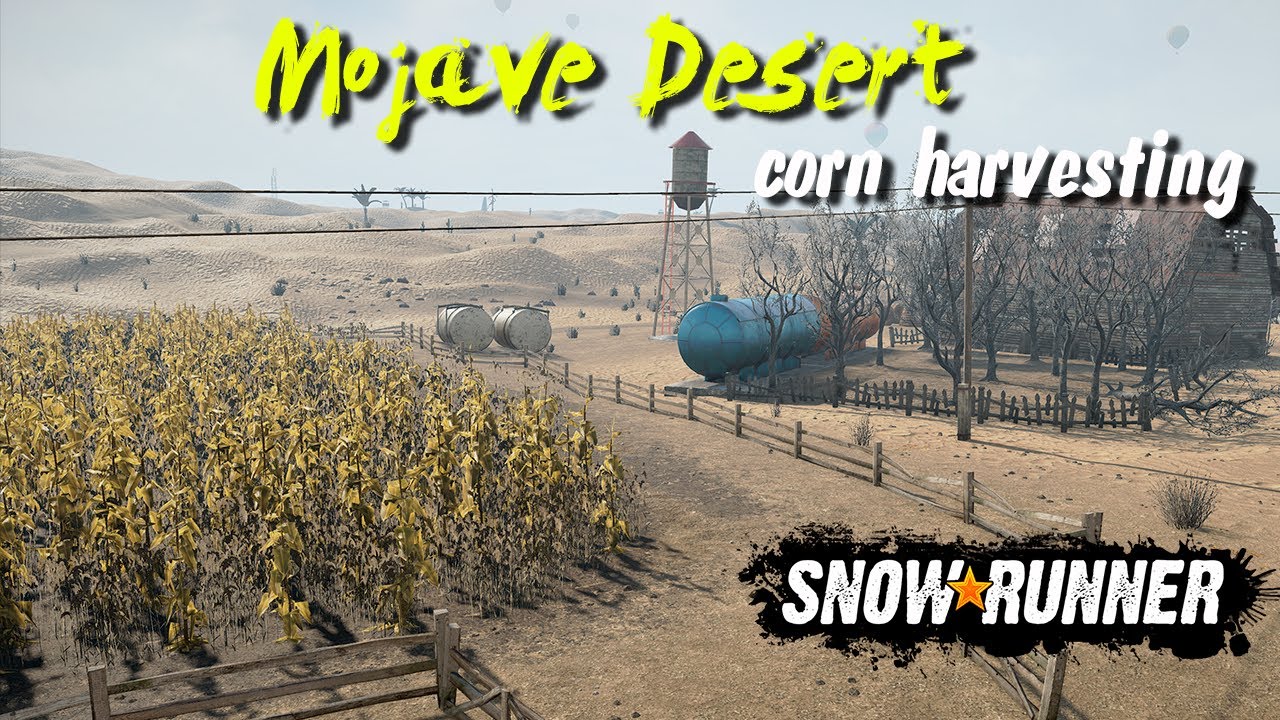 Mojave Desert Corn harvesting contract update - YouTube