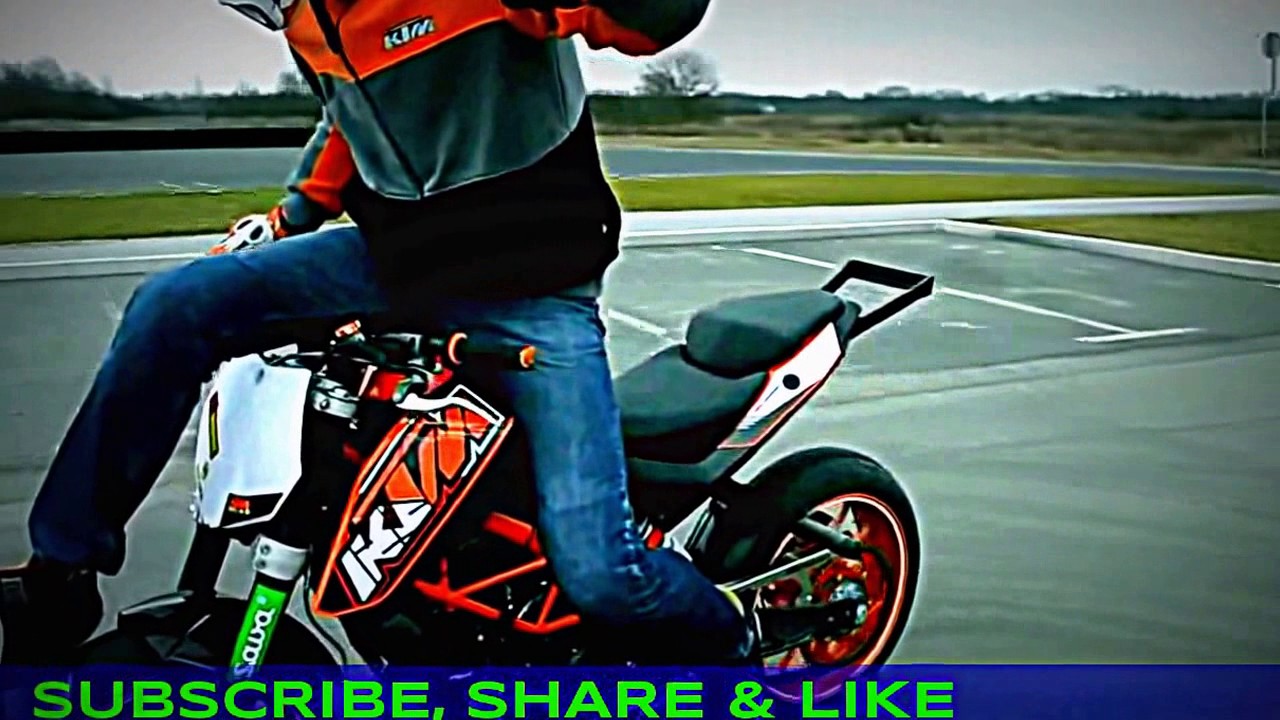 best bike stunt in ktm.... - YouTube
