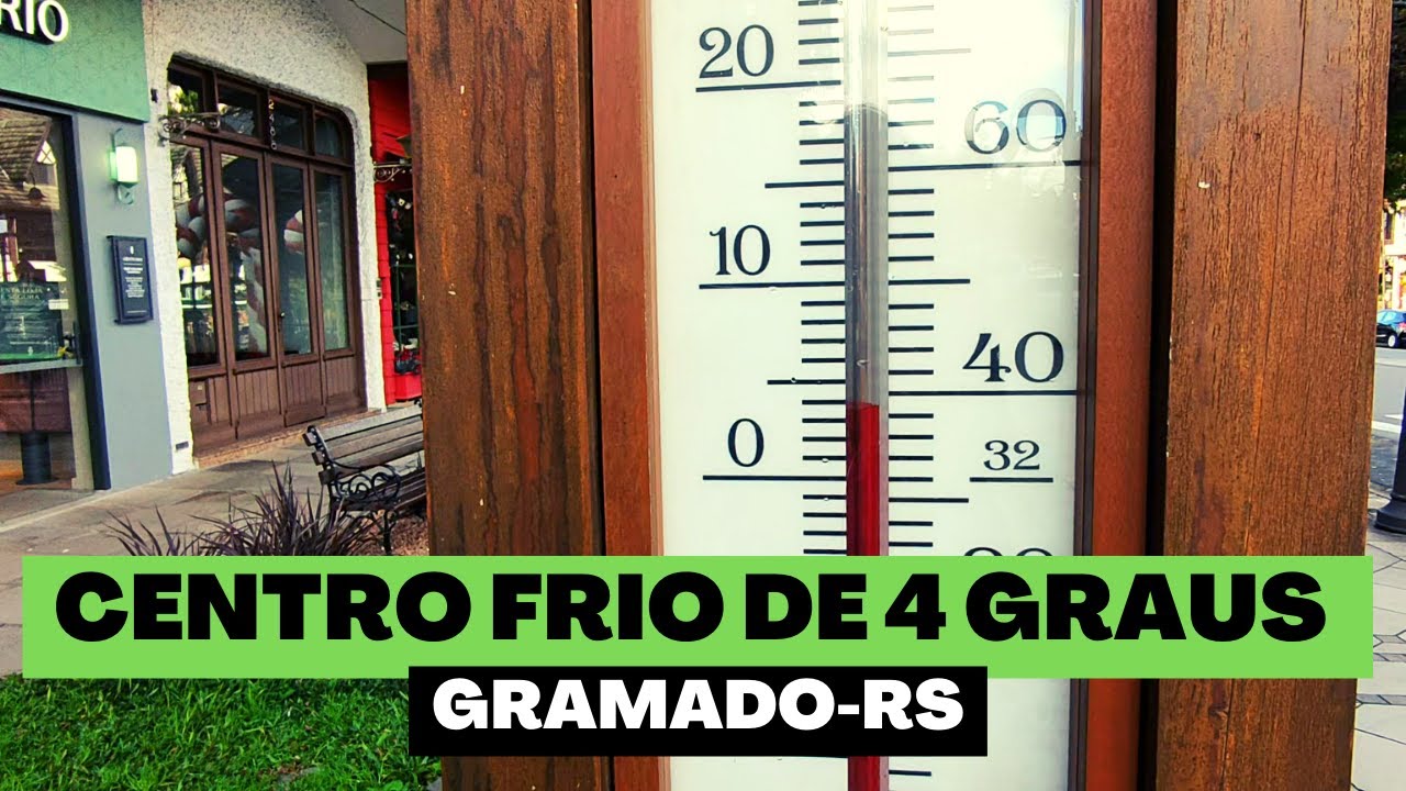 GRAMADO-RS: Centro | 4 graus | Maio/22 - YouTube