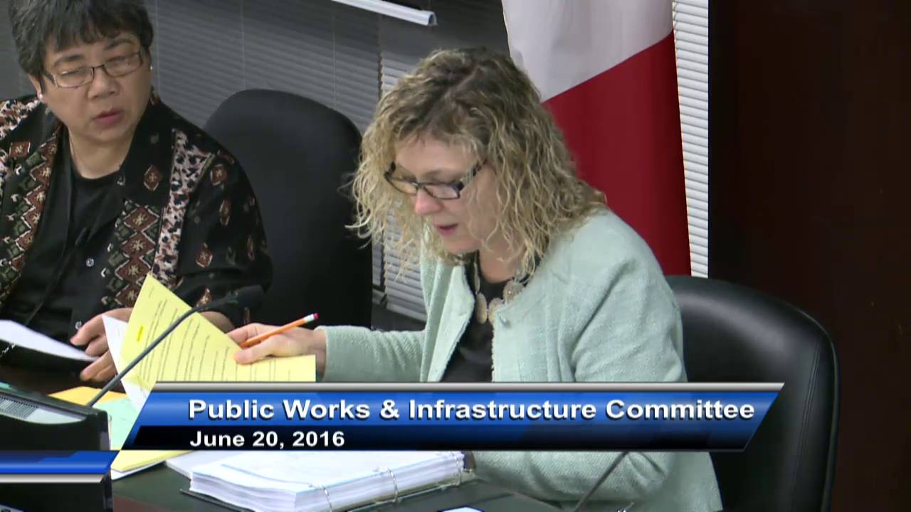 Public Works and Infrastructure Committee - June 20, 2016 - YouTube