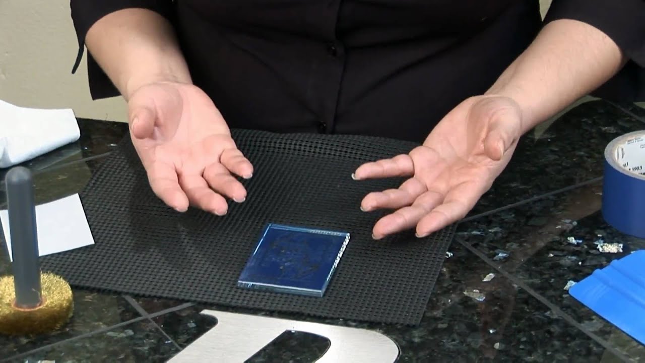 Applying a photomask to a Flat Surface - YouTube