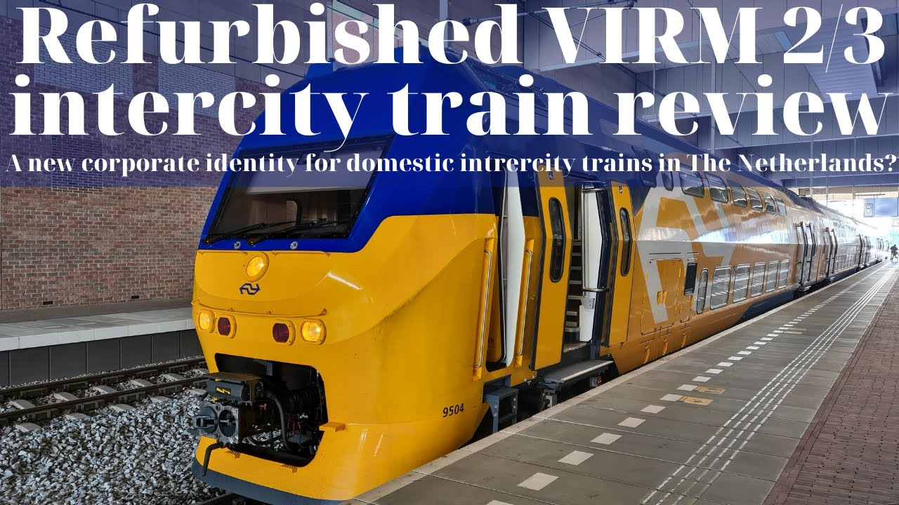 The refurbished VIRM intercity trains in The Netherlands. A new look ...