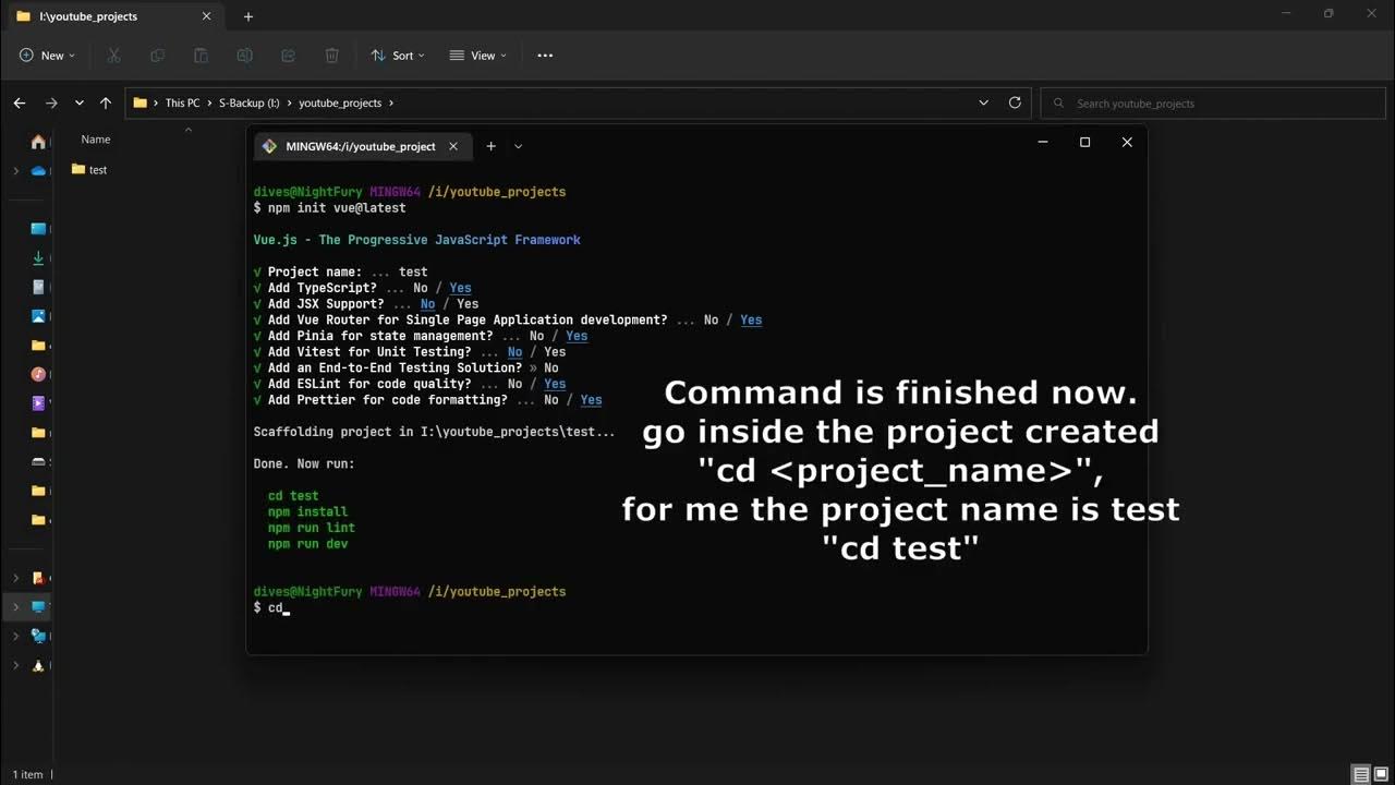 Creating a new VueJS 3 Project - YouTube
