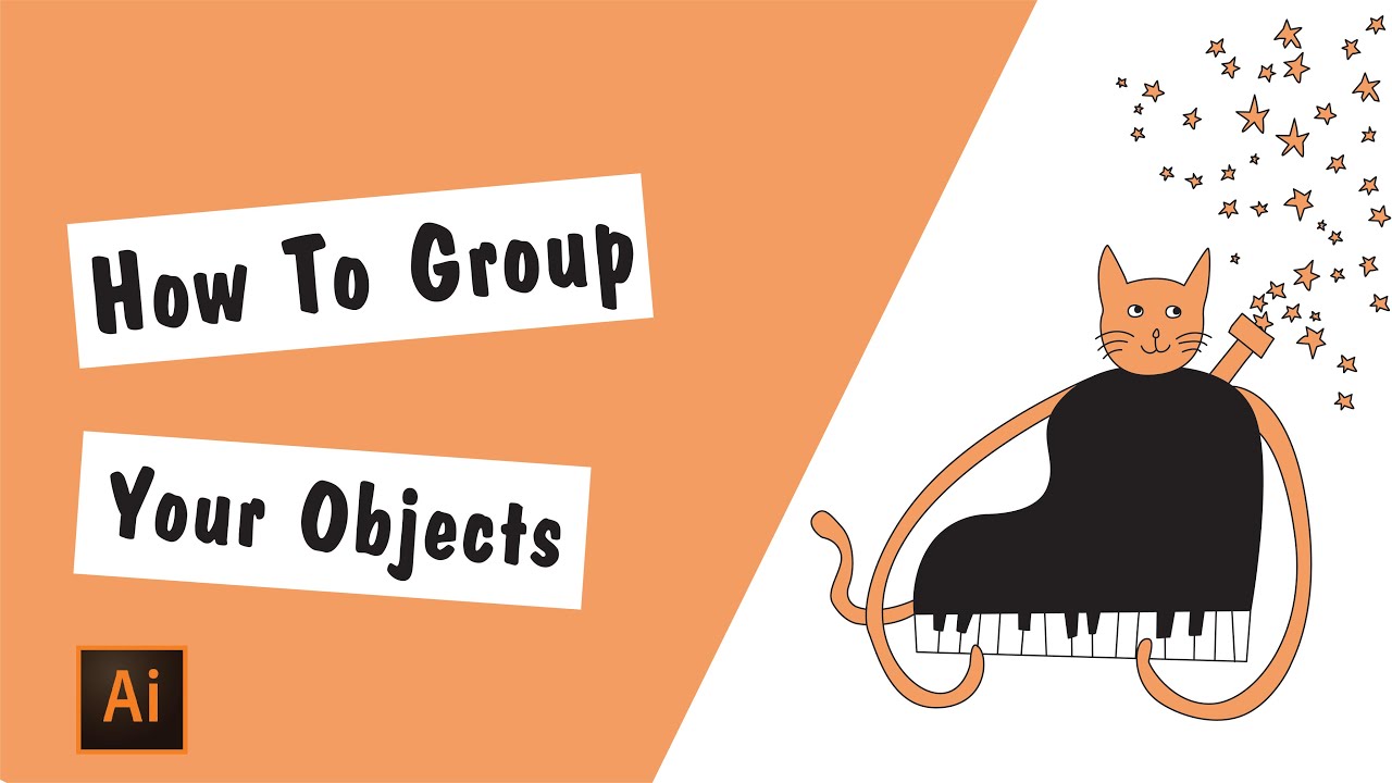 How To Group Objects Adobe Illustrator Tutorial YouTube How To Group Objects Adobe Illustrator Tutorial YouTube
