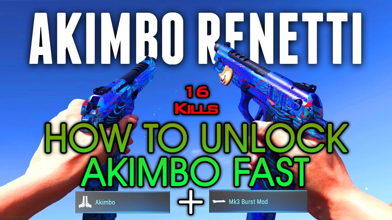 How To Unlock AKIMBO Dual Pistols | 16 Kills - YouTube