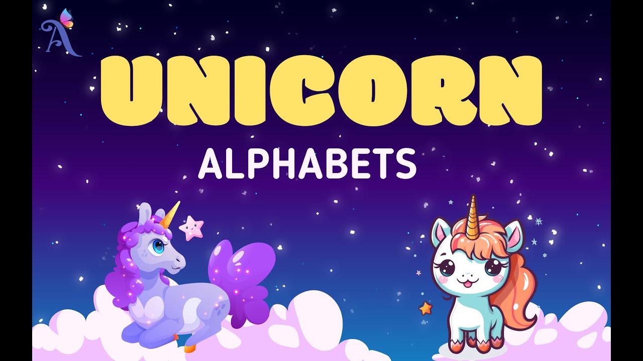 Magical Unicorn Alphabets 🦄, Fun & Cute Learning for Kids! - YouTube