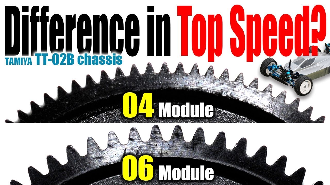 04 vs 06 Module, Is there a difference in Top Speed? TAMIYA TT-02B ...