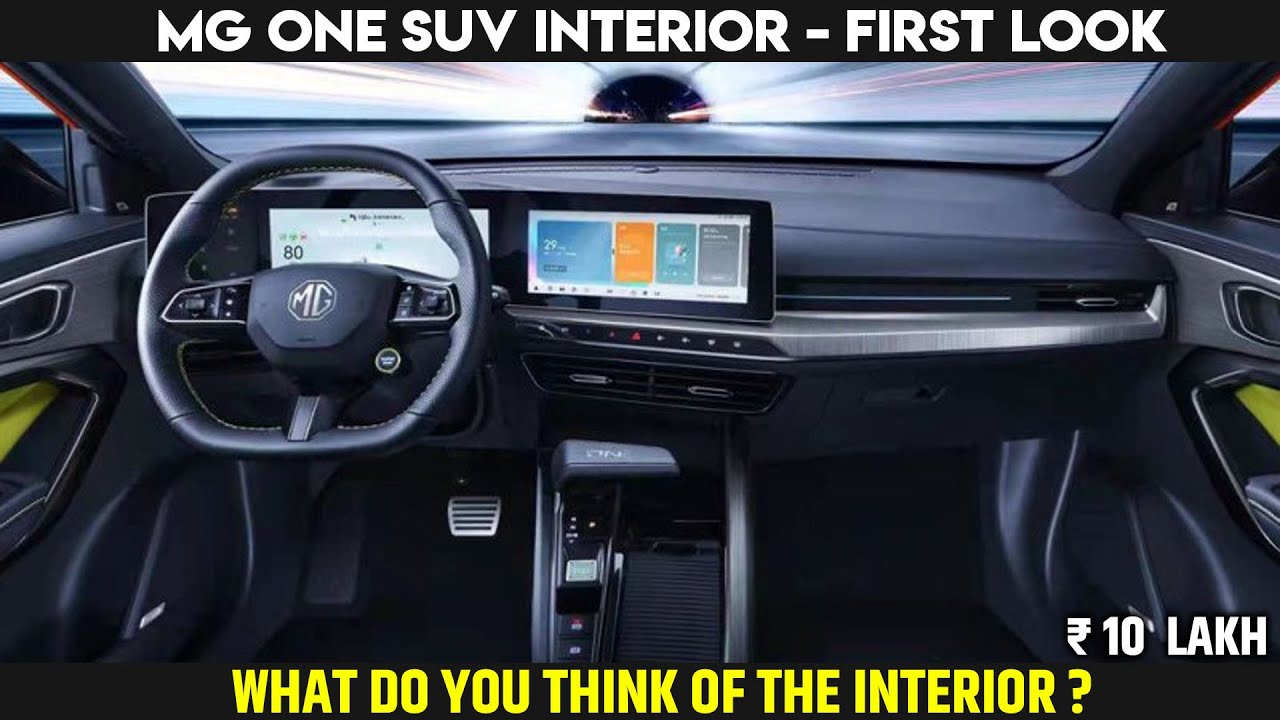 MG One SUV Interior - First Look | Finally MG One Interior Here | What ...