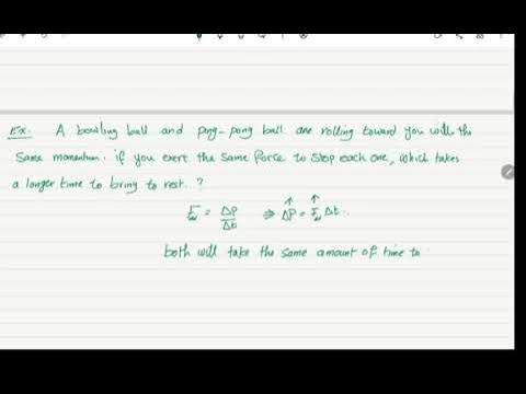 Linear Momentum and Collisions Interactive Lecture with Simulations ENGLISH - YouTube