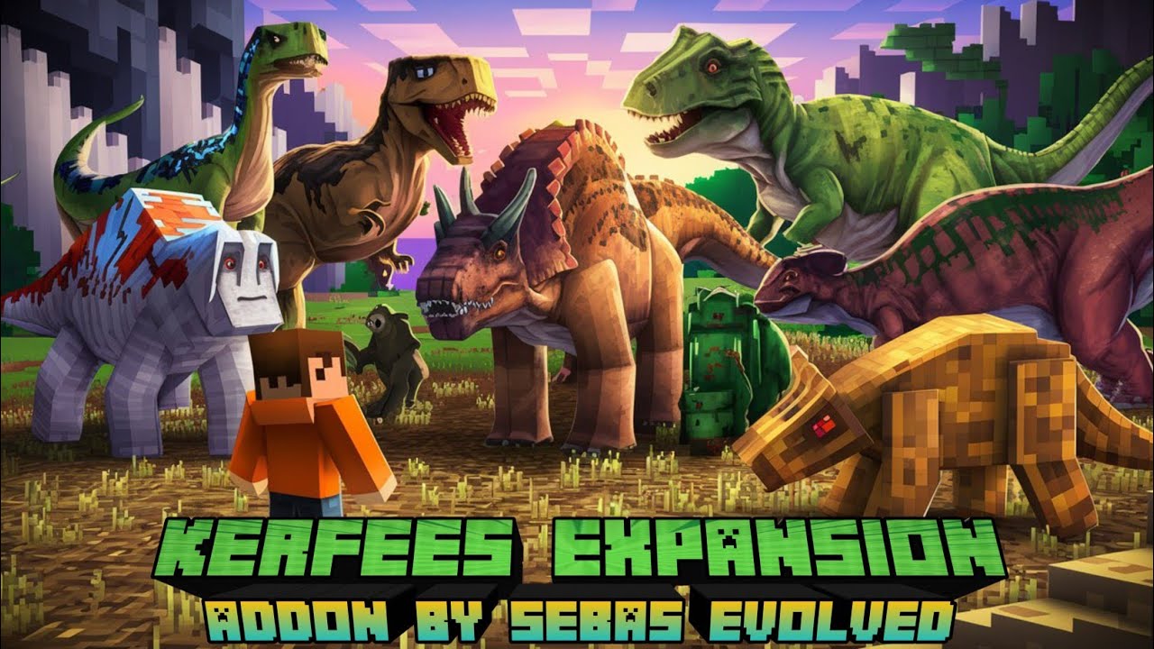 Prehistoric Life Mod MCPE - Kerfees Expansion Addon | Mod Dinosaurs ...