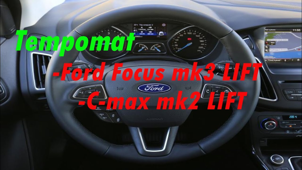 Tempomat Ford Focus mk3 LIFT 2015-2018r. - YouTube