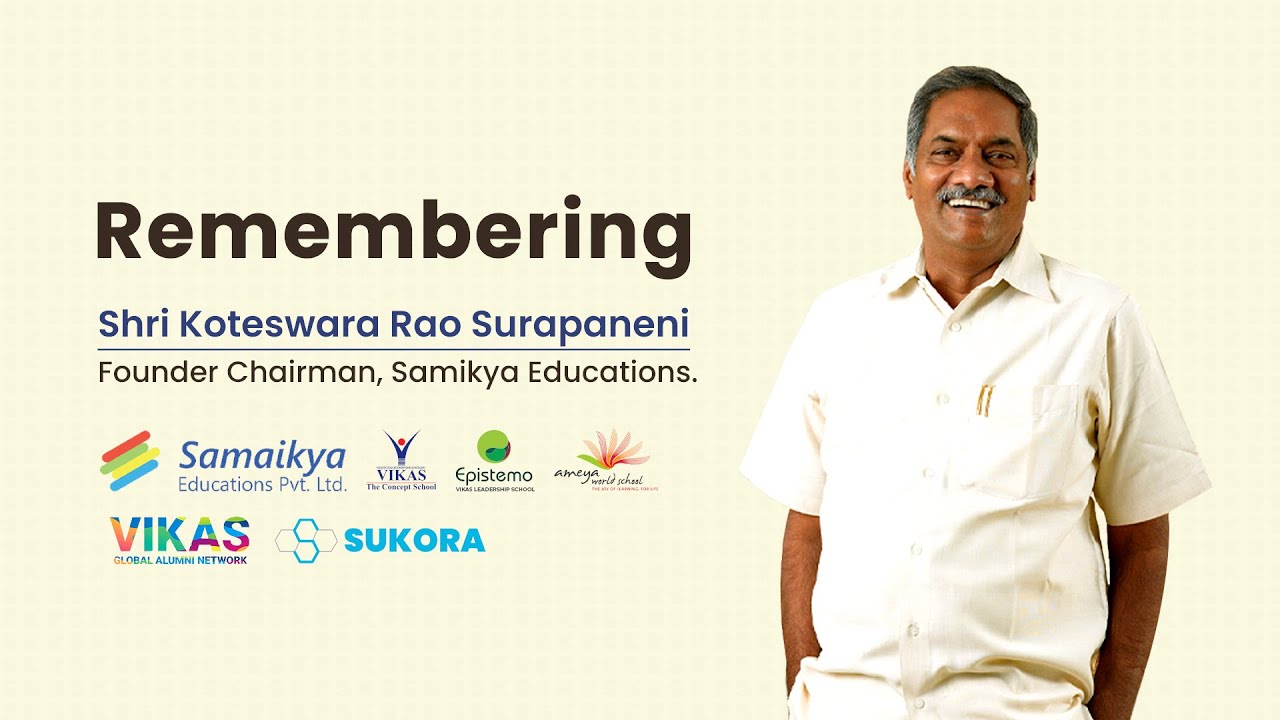 Remembering Shri Surapaneni Koteswara Rao (SKR) | 2021 - YouTube